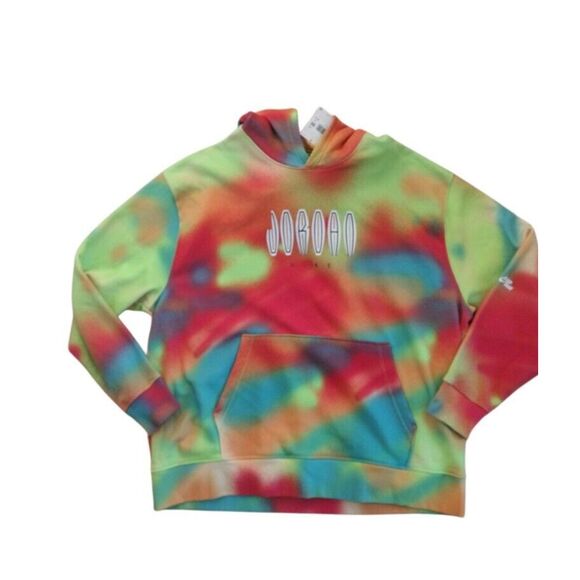 Nike | Shirts | Nike Air Jordan Flight Mvp Pullover Hoodie Tie Dye ...